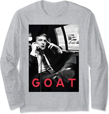 Goat Vote Trump 2024 Funny Support Republican Long Sleeve T-Shirt | eBay
