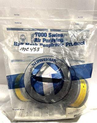 Survivair 7000 Series Half-Mask Air Purifying Respirators, Sperian ...