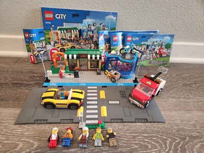 LEGO City Shopping Street 60306 Building Kit Complete With Manuals | eBay