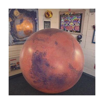 0.25mm PVC 60'' Large Inflatable Mars, Inflatable Solar System LED ...