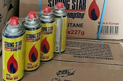 4 x Gaskartuschen Butane Gas MSF-1a Campinggas Campingkocher - 227 g ...