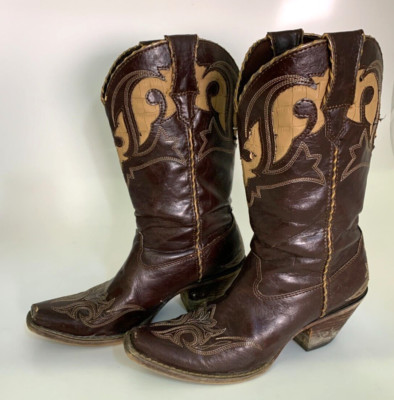 Crush by Durango Women's RD5523 11" Peek-A-Boot Western Boot Size 7.5M ...