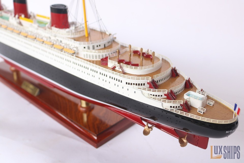SS Normandie Ship Model 80cm - SS Normandie Model Ship | eBay