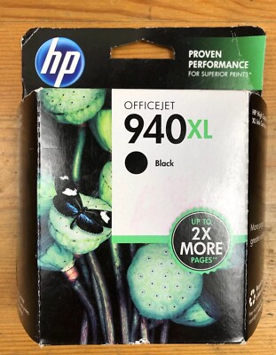HP - OFFICE JET 940 XL - Black Ink Cartridge EXPIRED 2015 | eBay