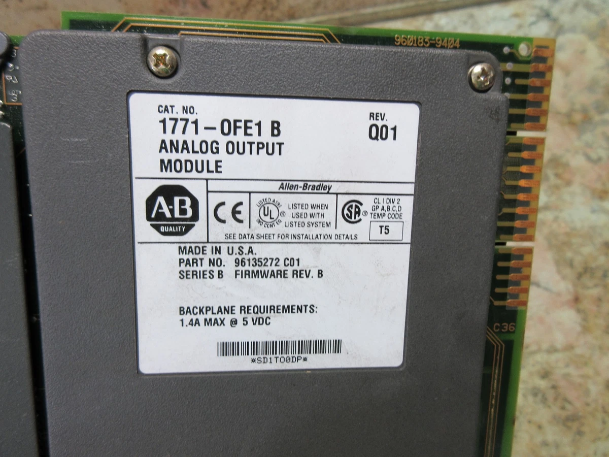USED ALLEN BRADLEY HIGH RESOLUTION ISOLATED ANALOG MODULE, 50% OFF USED ALLEN BRADLEY HIGH RESOLUTION ISOLATED ANALOG MODULE, 50% OFF