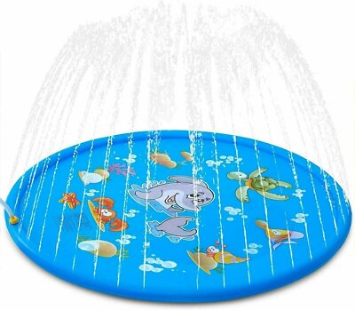 Splash N' Fun Outdoor Inflatable Sprinkler Mat for Toddlers, Boys ...