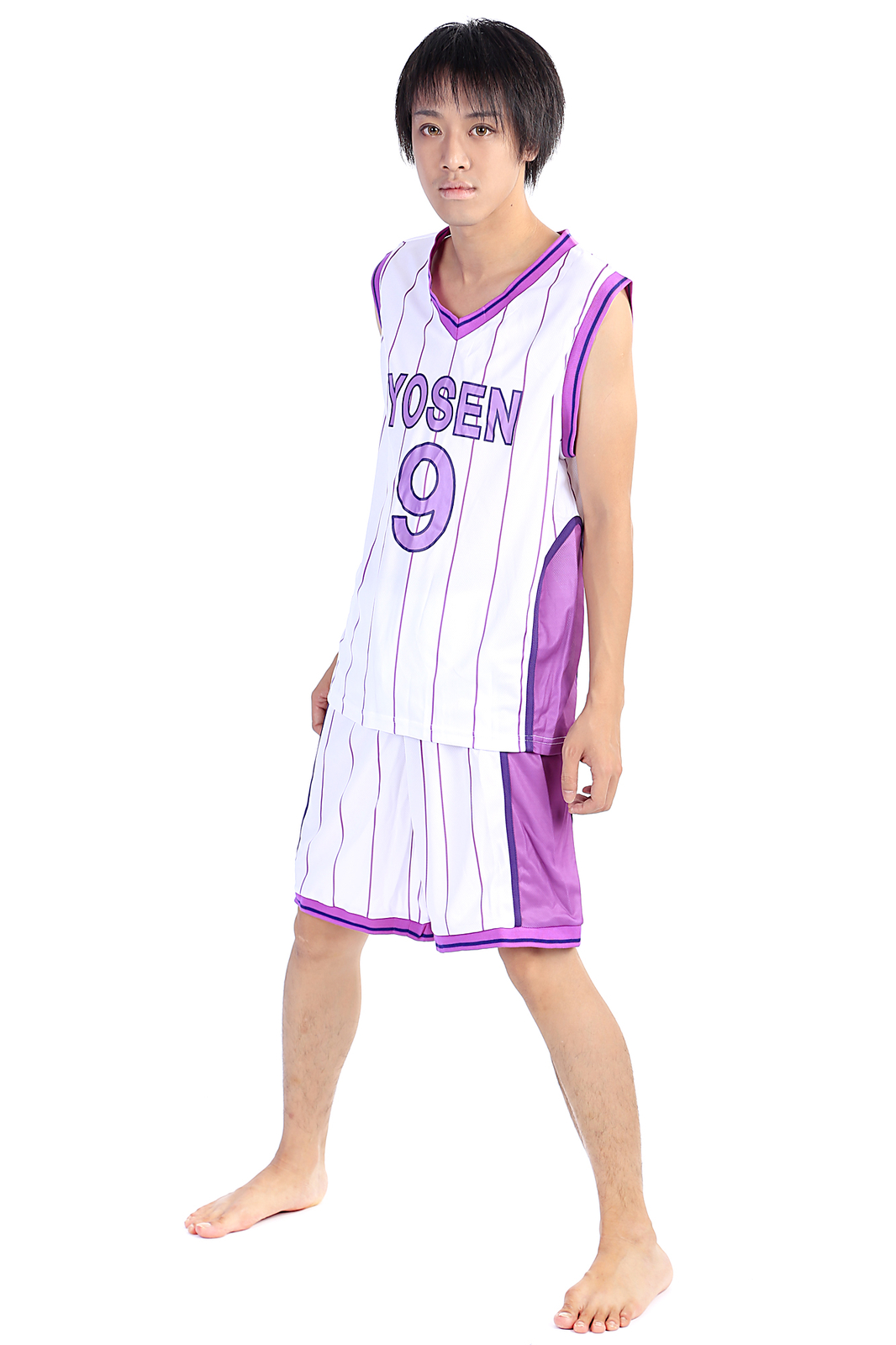 Murasakibara Atsushi Cosplay Halloween Costume Yosen No.9 Jersey Size ...