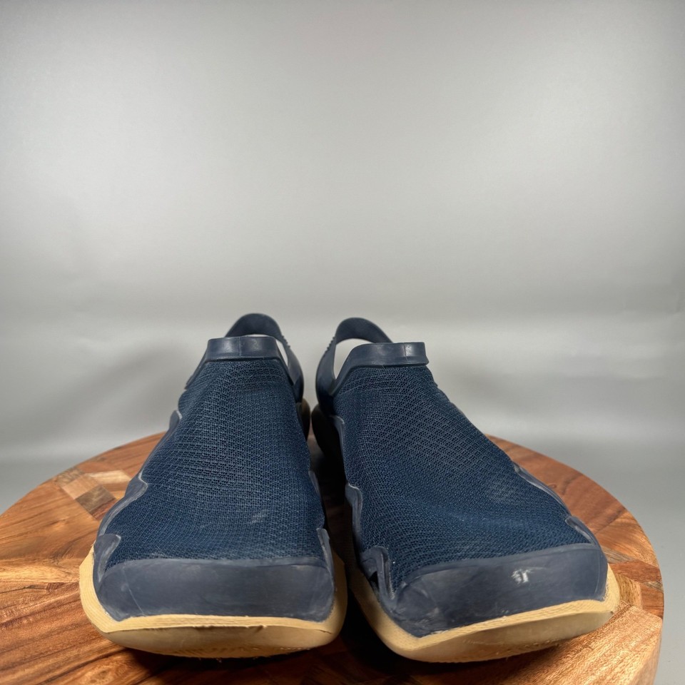 Crocs Swiftwater Mesh Water Shoes Navy Blue Mens Size 10 M Clogs ...