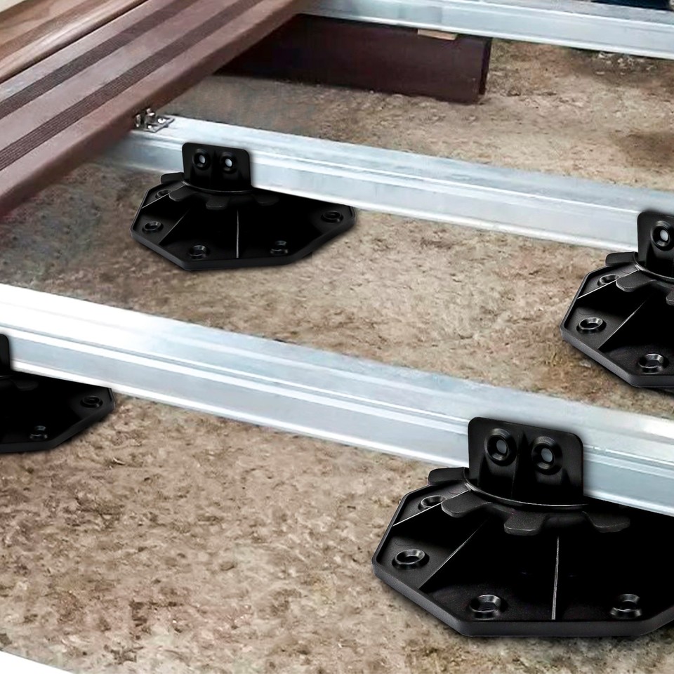 24Pcs Adjustable Deck Support Pedestal 1-3/16" to 2-3/8" Foundation ...