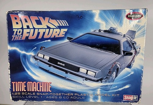 Back To The Future Delorean Time Machine Car Model Kit 1:25 Vintage Classic | eBay