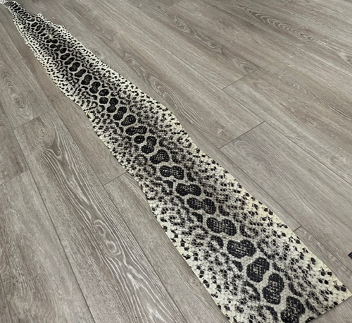 Natural Genuine Anaconda Snake skin Leather hide real boa python rattle ...