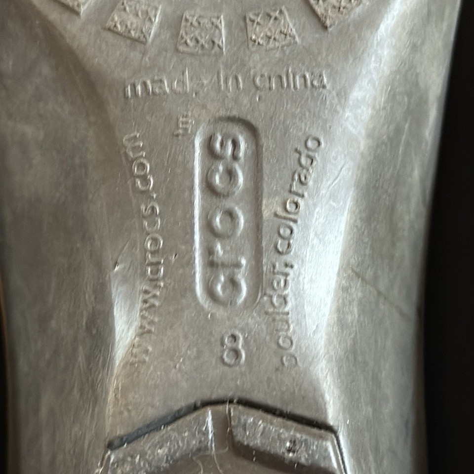 CROCS WOMENS SASSARI TAN & BROWN WEDGE HEEL SLIDE SANDAL SIZE 8 ...