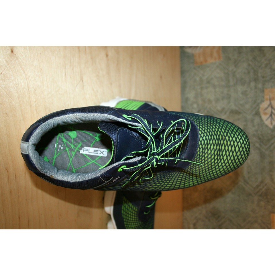 Footjoy Hyperflex Blue/Green Golf Shoes 10.5 W | eBay