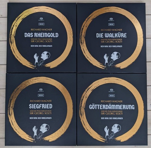 Sacd Hybrid Solti Wagner Nibelung Ring 4 Sets Set Of 14 Discs, Golden ...