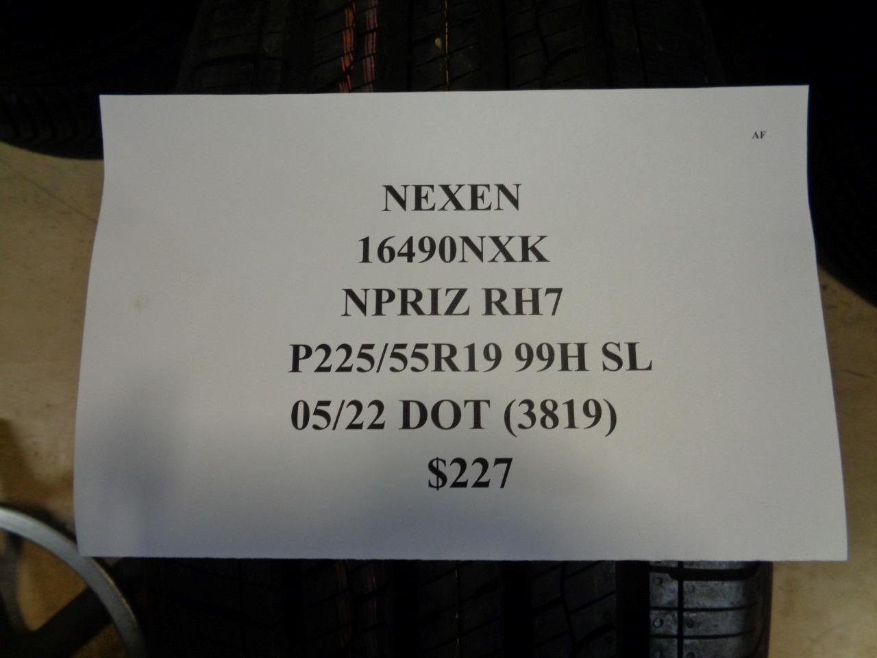 Nexen N Priz RH7 225/55R19 Tire for sale online | eBay