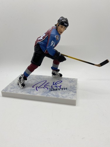 SIGNED AUTOGRAPHED OFFICIAL NHL COLORADO AVALANCHE MCFARLANE RYAN SMYTH ...
