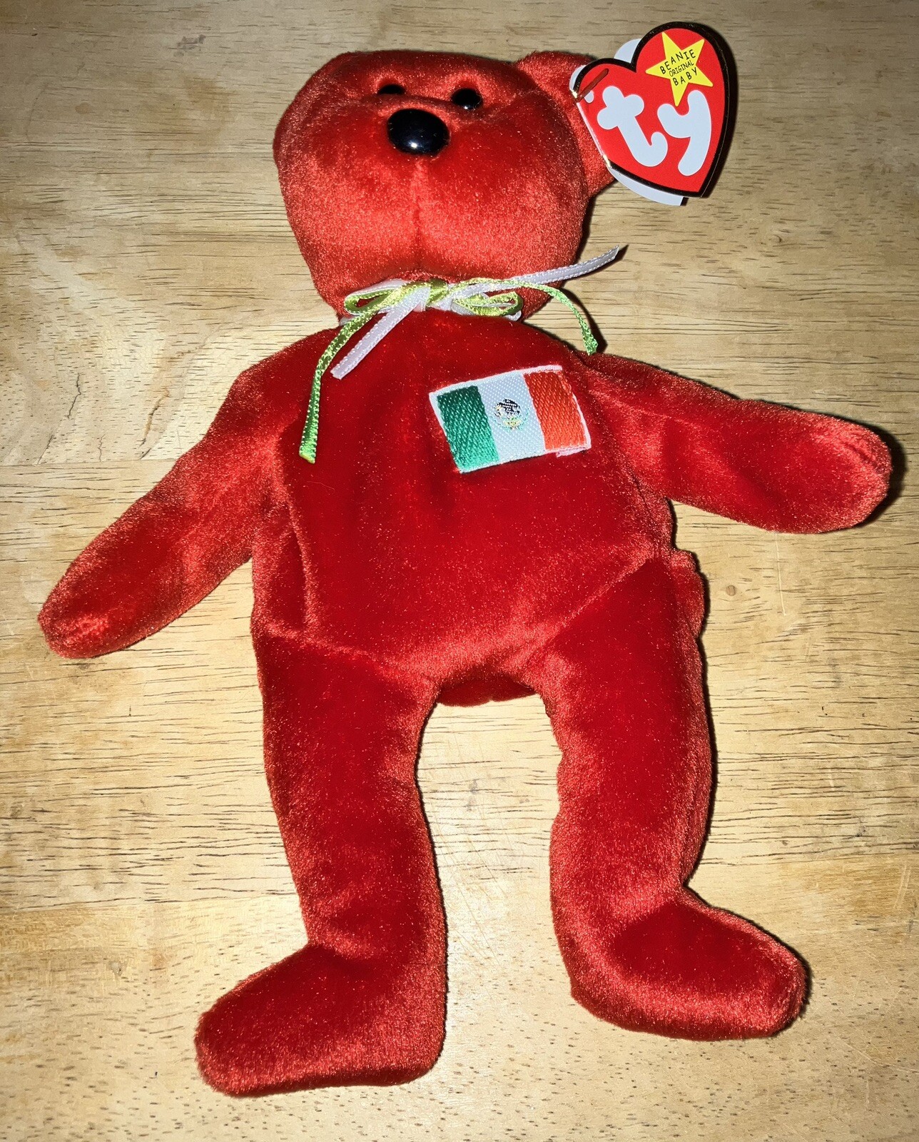 Osito Ty Beanie Baby Mexican Bear Great Condition with tag protector ...