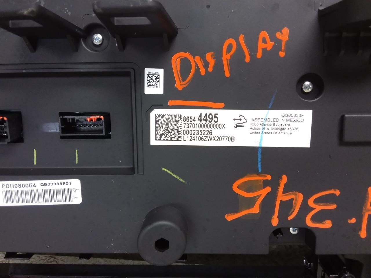 2024 CHEVROLET SILVRDO15 13.4 Touch Screen with Vent OEM Part Number ...