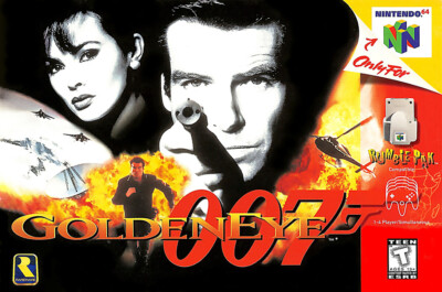 007 Goldeneye Nintendo 64 N64 BOX ART Premium POSTER MADE IN USA ...
