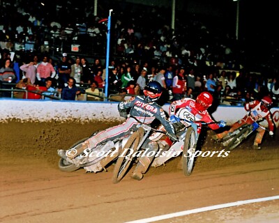 1980s Mike Curoso Dubb Ferrell 8 X 10 Costa Mesa Speedway Motorcycle ...
