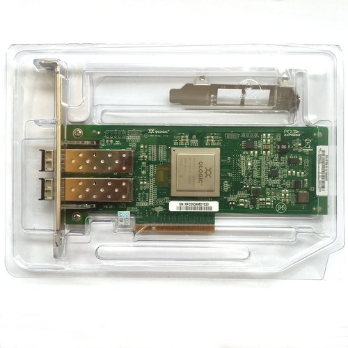 HP AJ764A AJ764-63002 QLogic QLE2562-HP PCIe 8GB FC HBA 489191-001 2x ...