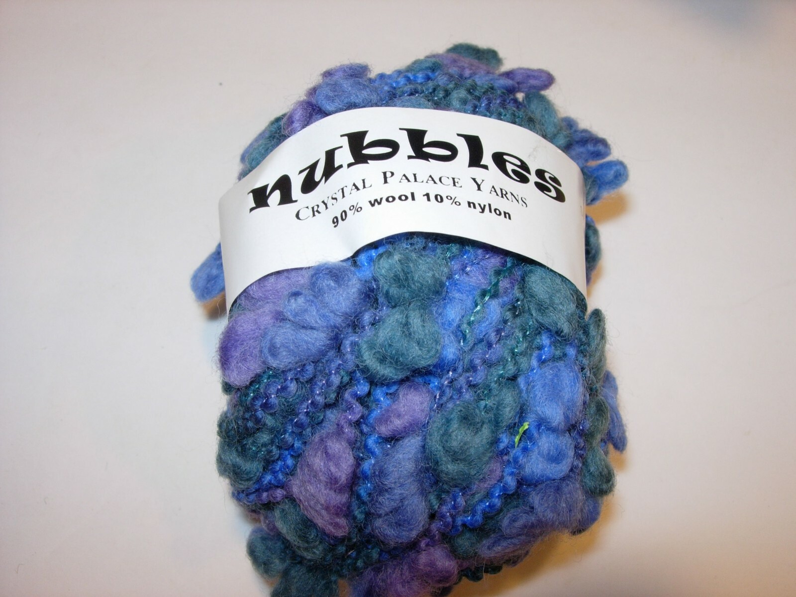 NUBBLES ULTRA BLUES WOOL BLEND KNITTING CROCHET DESIGNER YARN FIBER ...