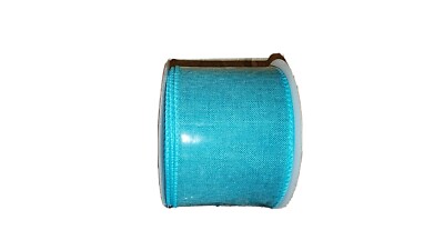 Royal Faux Burlap Ribbon, 2.5" X 10 Yd, Light Turquoise 30 Feet, RG ...