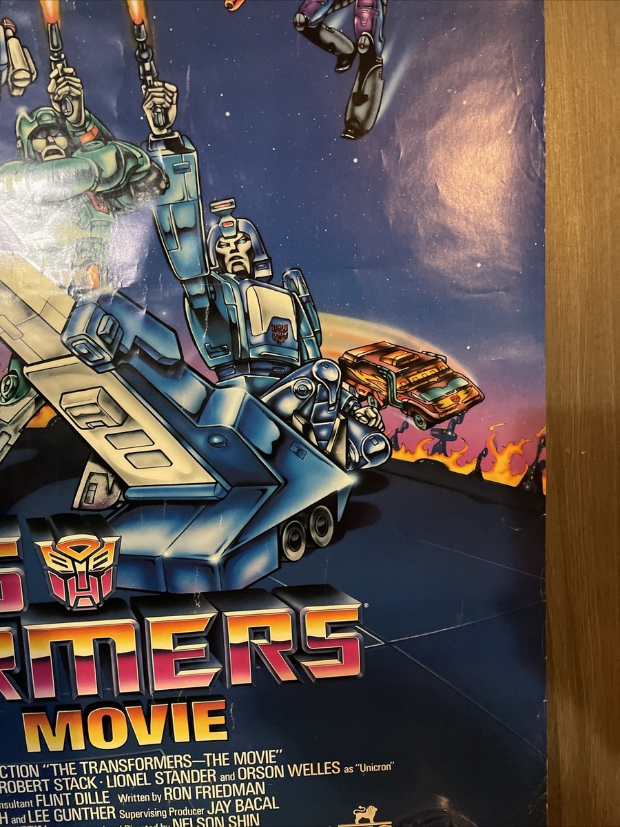 Transformers Movie Poster 1986