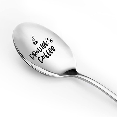 Best Brother Gifts - Brother's Coffee Spoon Funny Engraved Stainless ...