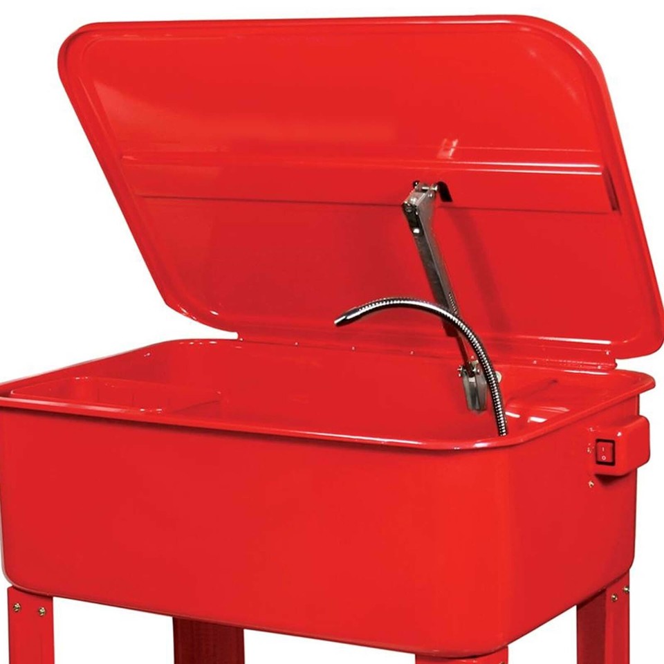 WORKSHOP PARTS WASHER FLOOR STANDING DEGREASER MECHANICS GARAGE HOME ...