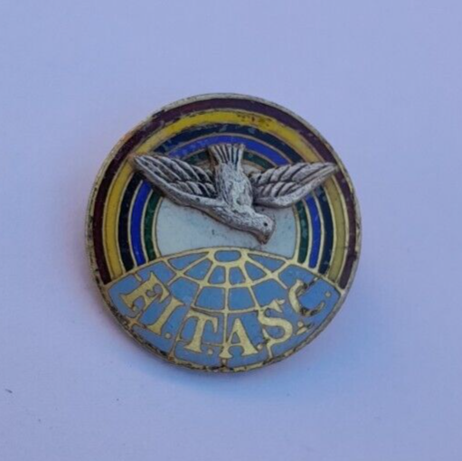 VTG FITASC CLAY PIGEON SHOOTING ENAMEL BADGE By BERTONI MILANO | eBay