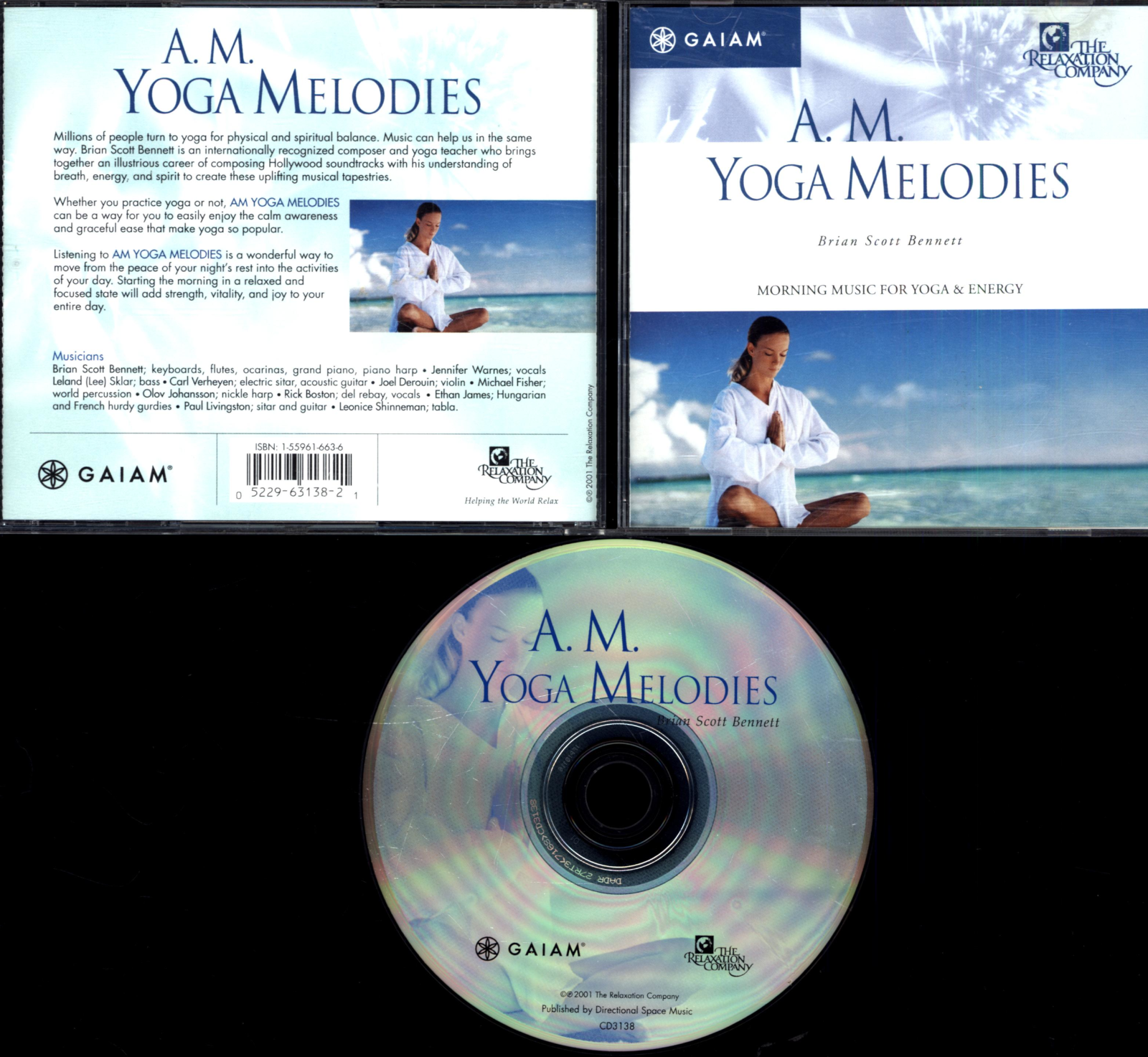 CD BRIAN SCOTT BENNETT A.M. YOGA MELODIES MORNING MUSIC FOR YOGA ...