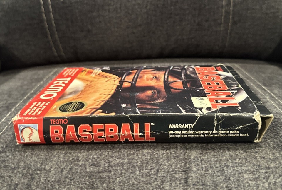 Tecmo Baseball Nintendo NES ~ Complete In Box w Manual! ~ Fast Shipping ...