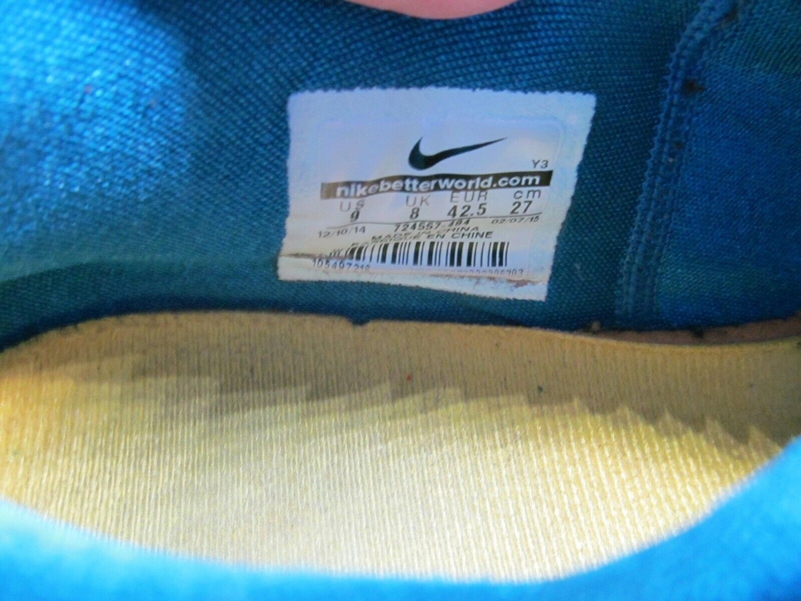 Nike Lebron Entourage Blue Gold Basketball Sneakers … - Gem