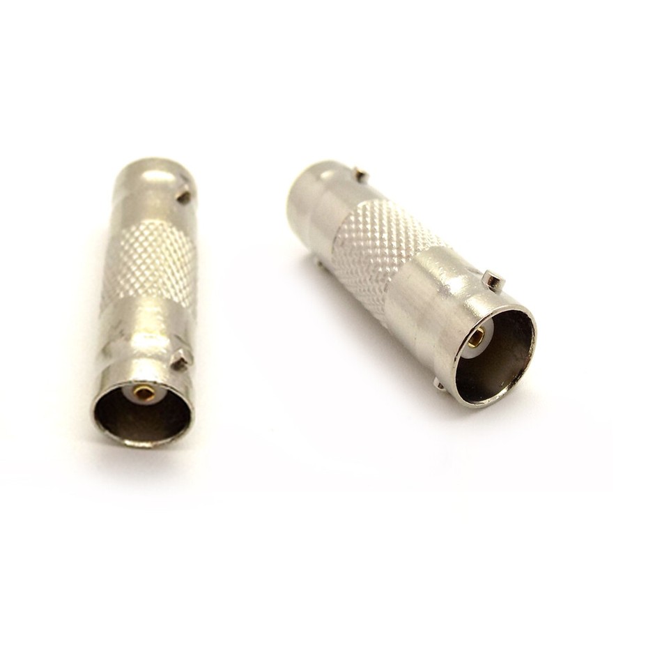 CCTV BNC ADAPTER FEMALE to FEMALE COUPLER FOR TV CAMERA CABLE JOINER ...