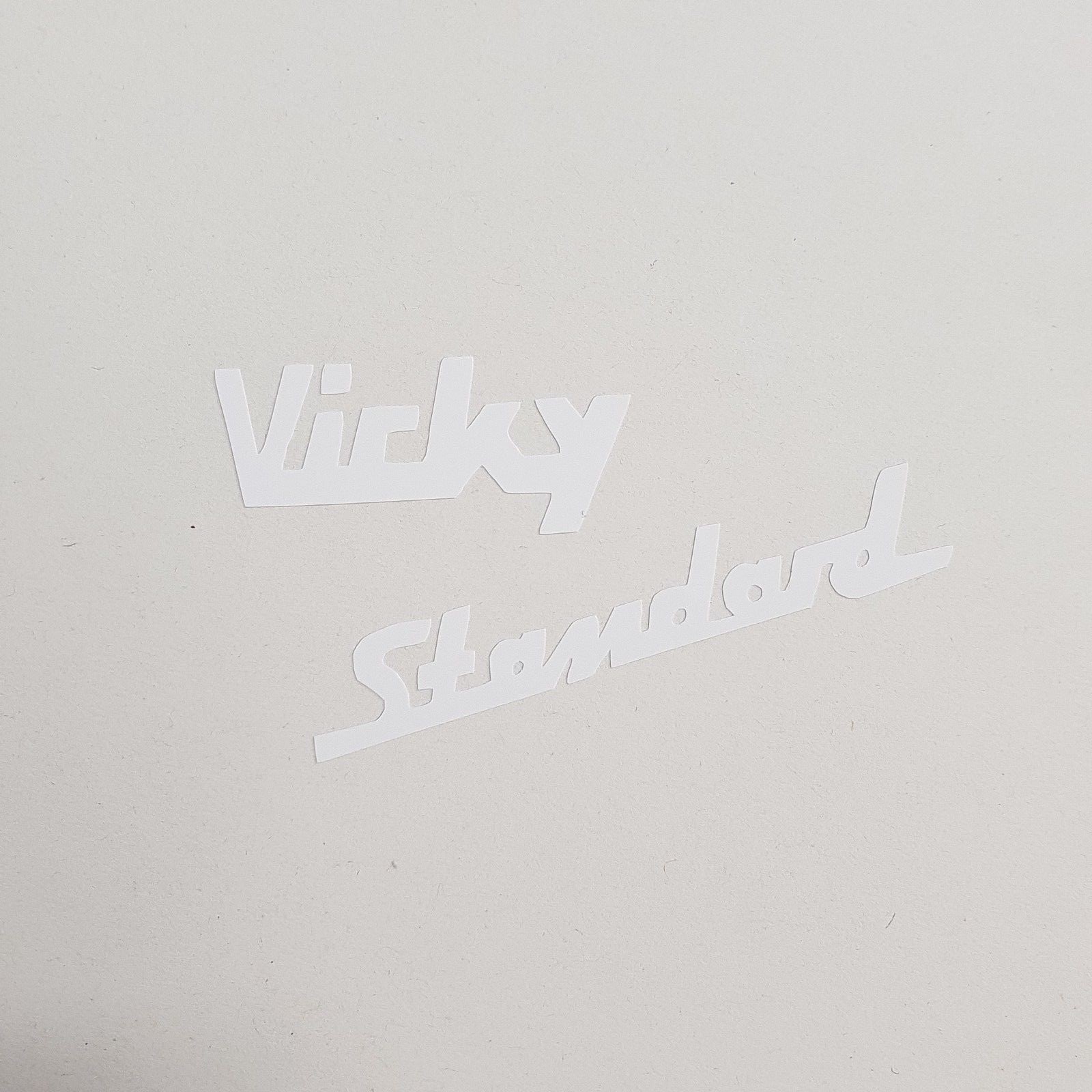 Aufkleber Set * Victoria Vicky Standard * 113 * weiß * Sticker Logo ...