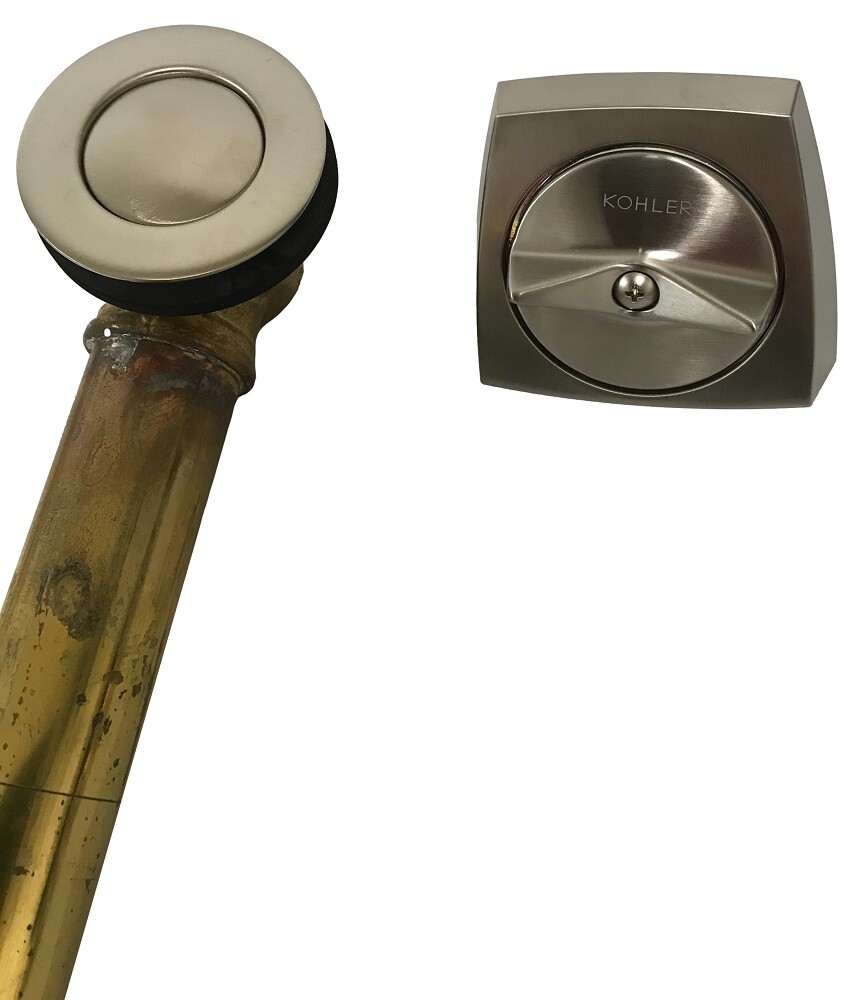 KOHLER Clearflo 1-1/2-Inch Adjustable Pop-Up Drain Polished Chrome K ...