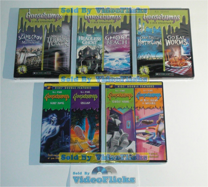 Goosebumps Double Feature DVD Sets TV Horror Series 10-Disc Set RL ...