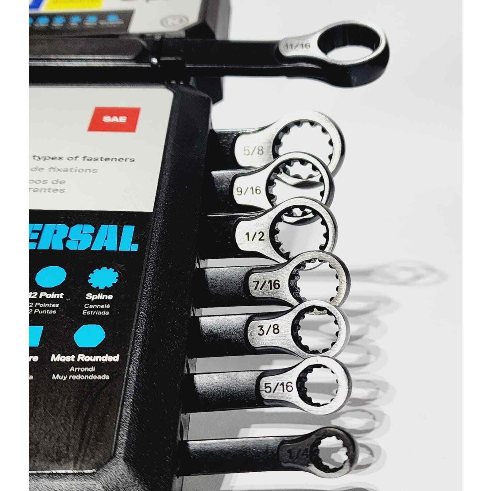 Kobalt 8pc SAE Universal Wrench Set NEW