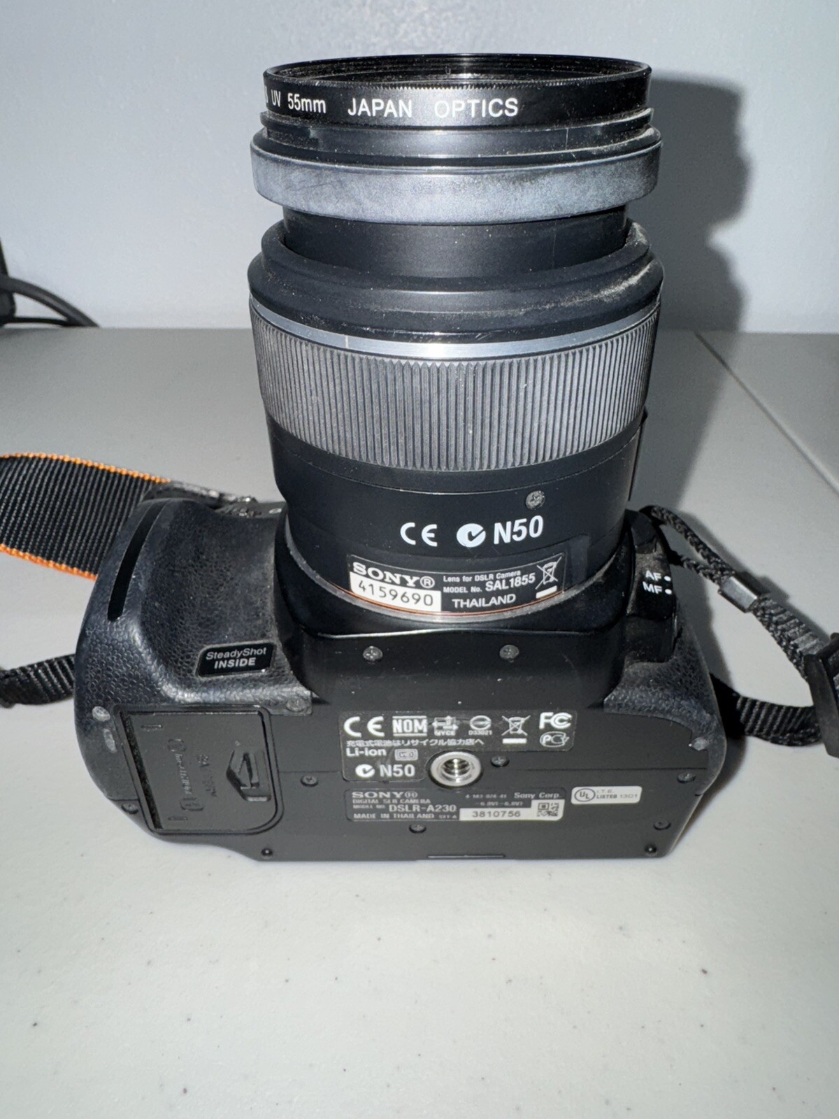 Sony Alpha DSLR-A230 Digital Camera - SAL 1855 lens - W/ battery ...