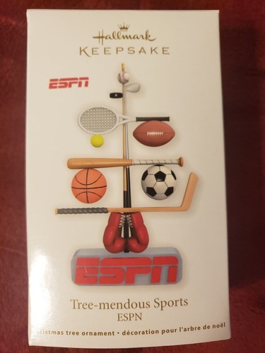 Hallmark Ornament ESPN Tree-mendous Sports Christmas 2011 QXI2197 ...