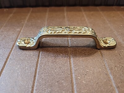 RARE VICTORIAN HEAVY“CRAFTSMAN”Period Original Drawer Pull-cast Brass 3 ...