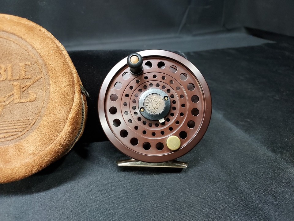Vintage L.L. Bean Double L 6 Fly Fishing Reel w/Original Suade Pouch | eBay