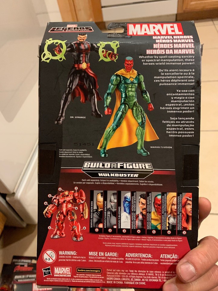 Hasbro Marvel Legends Infinite Series Dr Strange Build a Figure ...