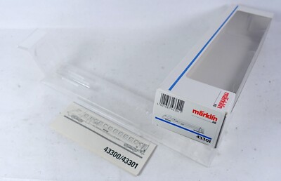 Märklin 43301 LEERKARTON IC Steuerwagen Personenwagen H0 Leerverpackung ...