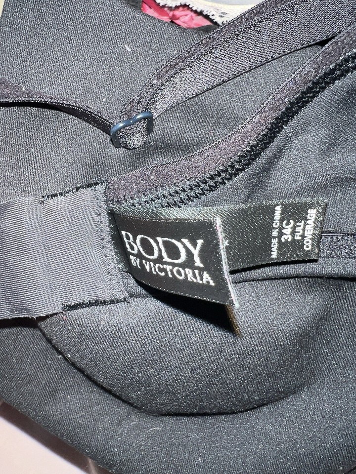 Victoria’s Secret Body By Victoria Black Underwire Full Coverage Size ...