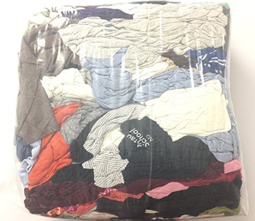 Hospital Specialty Co. Colored T-Shirt Rags, Multicolored, Multi-Fabric ...