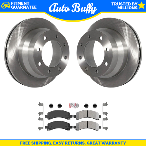 Rear Disc Brake Rotors And Integrally Molded Pads Kit For Chevrolet ...