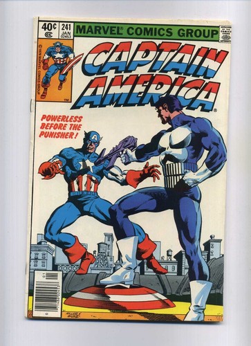 Captain America 241 (FVF) classic Frank Miller PUNISHER 1980 Marvel ...