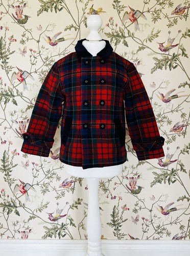 BRAND NEW Rachel Riley Double Breasted Tartan Coat age 3 Years RRP £99 ...